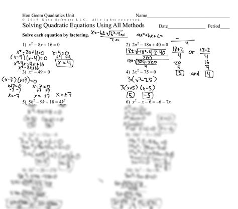 Free Solving Equations Worksheet Kuta Download Free Solving Equations