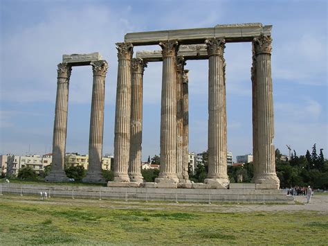 Temple Of Zeus Athens Temple Of Olympian Zeus In Athens Greece Ehtn