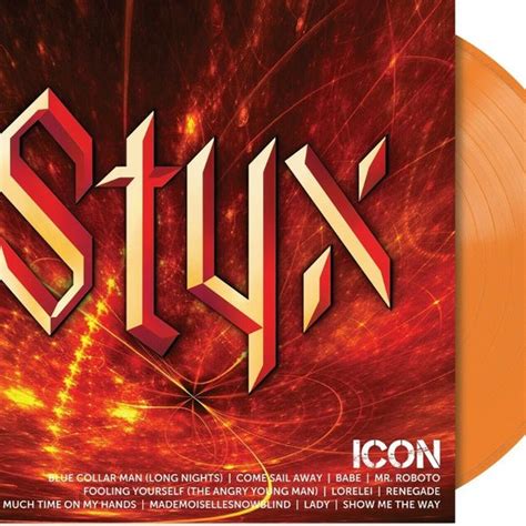 Styx Media Styx Icon Lp Exclusive Colored Vinyl Translucent Orange Newsealed Poshmark