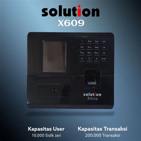Jual Finger Print Solution X609 Shopee Indonesia