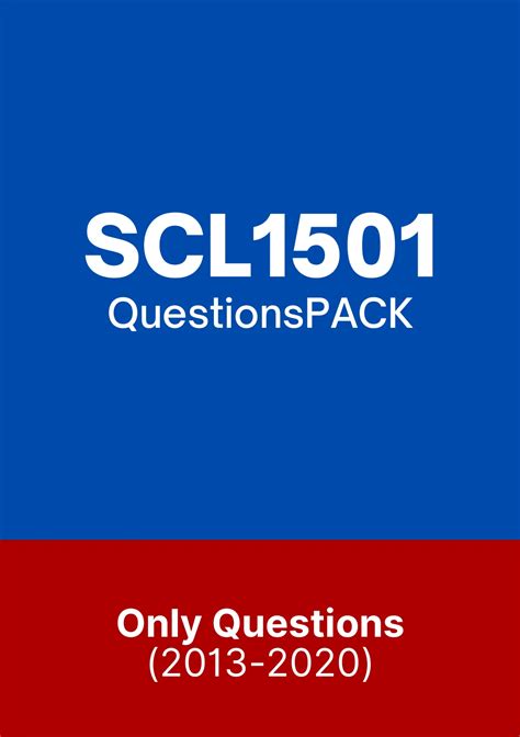 Scl1501 Previous Question Papers Scl1501 Skills Course For Law