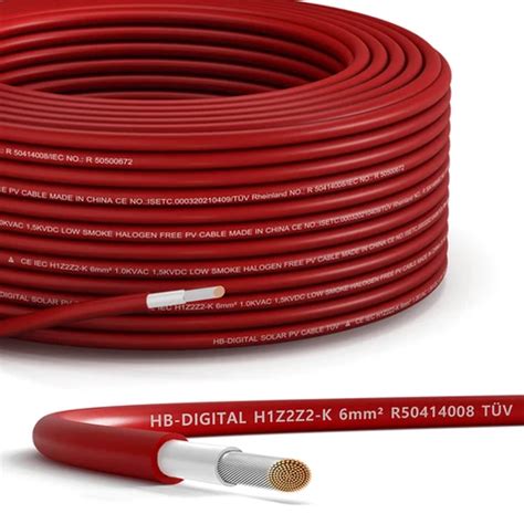 6mm Solar Cable Red Solar Agro Systems