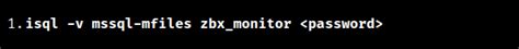 zabbix mssql odbc setup tutorial