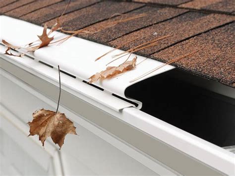 Gutter Guard Cover For Gutters In Roof Of House Villa Apartment
