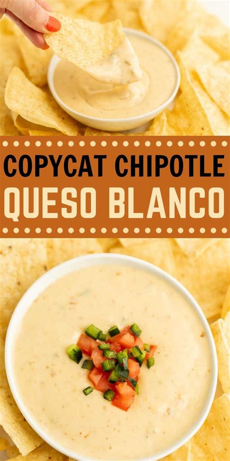 Copycat Chipotle Queso Blanco Recipe Queso Blanco Recipe Recipes