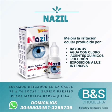 Bysdrogueria Nazil Gotas Oftálmicas Ideales Para
