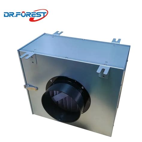Air Purifying Duct Filter Box Three Layer Filter Hepa Activated Carbon Filter Fan Air Cleaner