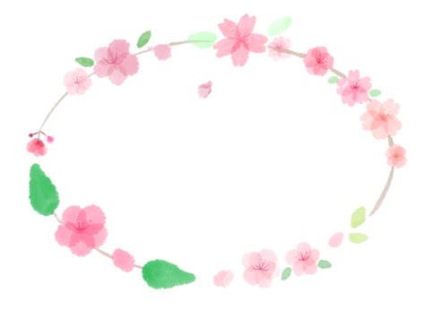 수채화 라벨 수채화라벨 꽃라벨 벚꽃 사진이미지일러스트캘리그라피 Jiu작가