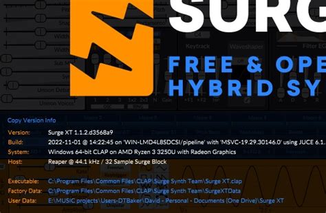 Surge Xt Presets · Issue 6900 · Surge Synthesizer Surge · Github