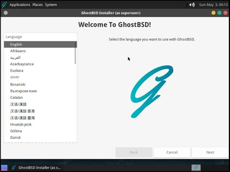 Setting Language Keyboard And Timezone Ghostbsd Wiki