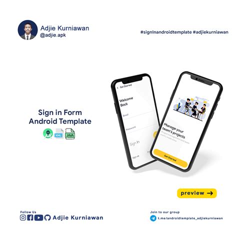 GitHub Adjie46 SignIn Android Template Minimalist