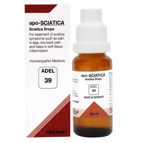 Adel 39 Sciatica Drops For Multiple Packaging Type Bottle At ₹ 295 Bottle In New Delhi