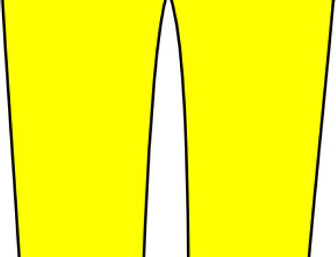 Pant Clipart Yellow Pants Png Download Full Size Clipart 3546093 Pinclipart
