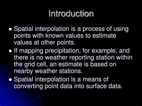 Ppt Spatial Interpolation Powerpoint Presentation Free Download Id327822