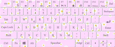 Modern Qwerty Keyboard Layout Stencil Cut Vector Image
