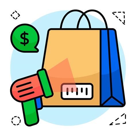 A Colored Design Icon Of Barcode Scan 54548816 Vector Art At Vecteezy