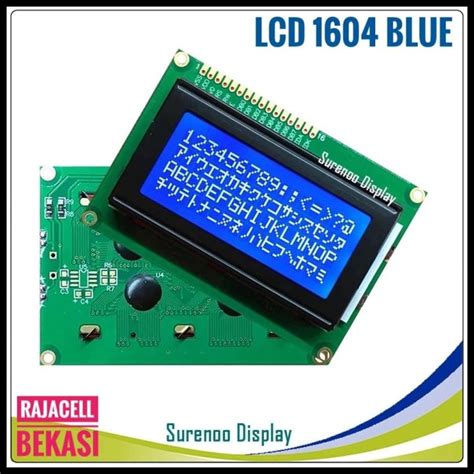 Jual Lcd 1604 Display 16x4 Blue Green Backlight For Arduino Shopee Indonesia