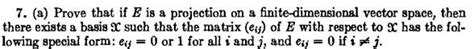solved 7 a prove that if e is a projection on a