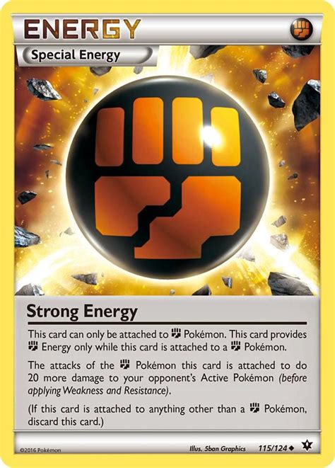 Strong Energy 115 Prices Pokemon Fates Collide Pokemon Cards