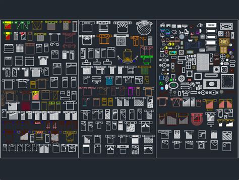 Bedroom Cabinet Cad Blocks Free