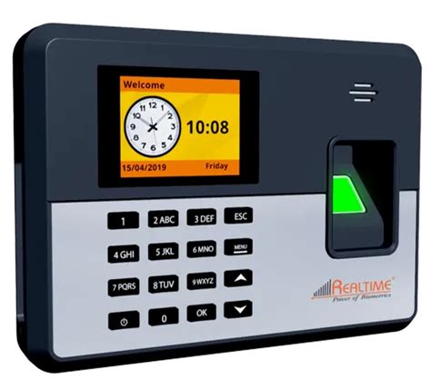 Realtime Fingerprint Biometric Excel Output Attendance System For