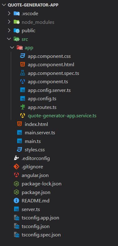 Quote Generator App Using Angular Geeksforgeeks