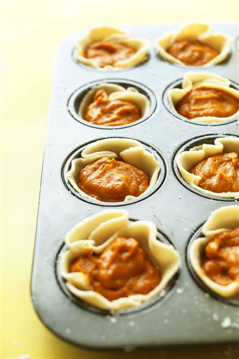 Vegan Mini Pumpkin Pies Minimalist Baker Recipes