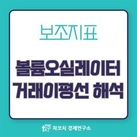 볼륨오실레이터 거래량 이동평균선을 활용한 보조지표 네이버 블로그