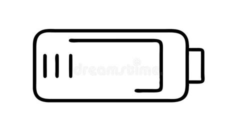Partially Charged Battery Icon For Device Status Vector Design Generative Ai Stock Vector