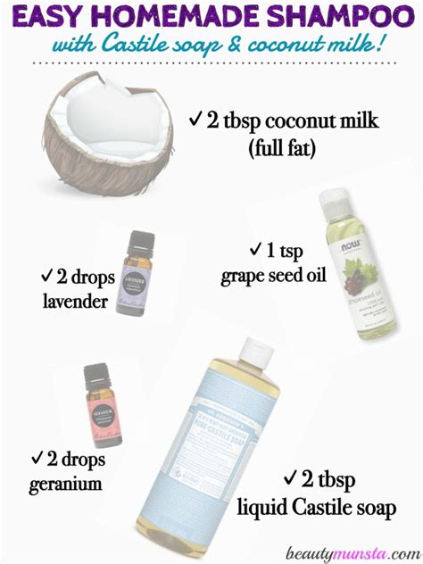 How To Make Homemade Shampoo And Conditioner 2 In 1 Recipe Beautymunsta Free Natural