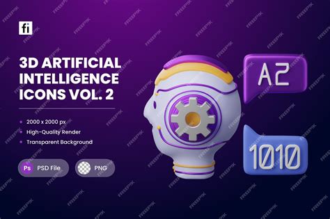 Premium Psd 3d Illustration Artificial Intelligence Natural Language Understanding