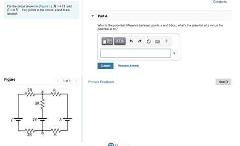 Solved Constants For The Circuit Shown In Figure R Chegg