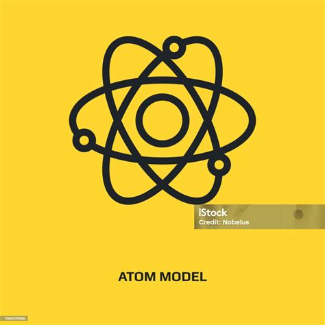 원자 모델 아이콘입니다 과학 기호입니다 핵 기술 기호입니다 분자 생물학 기호 0명에 대한 스톡 벡터 아트 및 기타 이미지 0명 과학 구 Istock