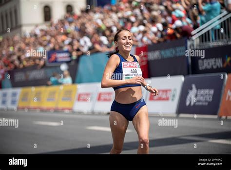 Matea Parlov Koštro Participating In The Marathon Of The European Athletics Championships In
