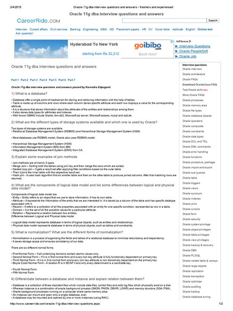 Dba 1 Pdf Databases Relational Database