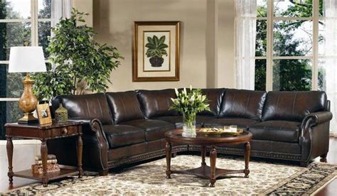 Living Room Decorating Ideas With Brown Leather Sectional Shelly Lighting