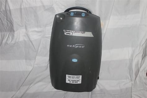 Sequal Eclipse 1000 Oxygen Concentrator Needs Servicing Yellow Light Good Motor Works