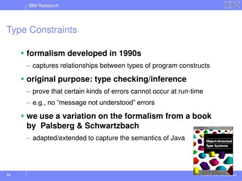 Ppt Applications Of Type Constraints In Software Engineering Tools Powerpoint Presentation