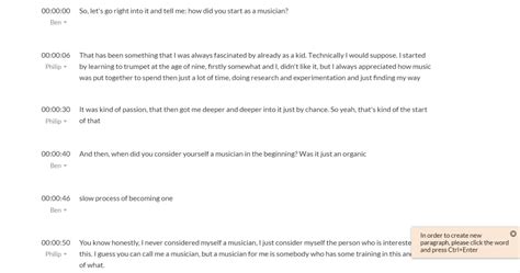 Interview Transcript Examples For Students Audext