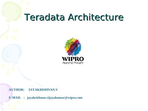 Ppt Teradata Architecture Dokumentips