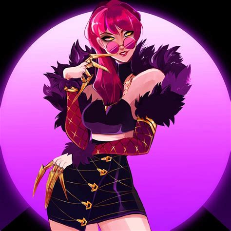 Kda Evelynn By Clickmist Lol League Of Legends Champions League Of Legends League Of Legends