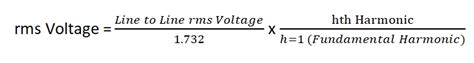 Hth Harmonic RMS Voltage Calculator Everything PE