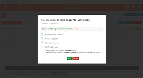 Stability Tests Add On LabCollector LIMS