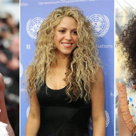 Female Celebrities With Blonde Curly Hair
