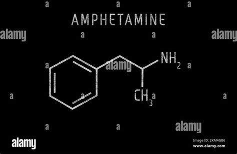 Structural Formula Of Amphetamine Stock Videos And Footage Hd And 4k