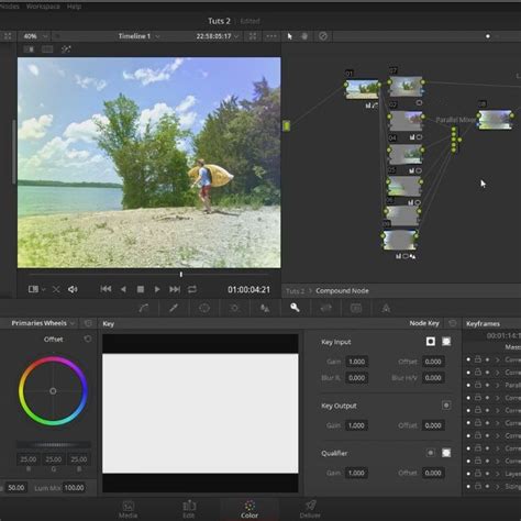 Working With Compound Nodes In Davinci Resolve 125 Compounds