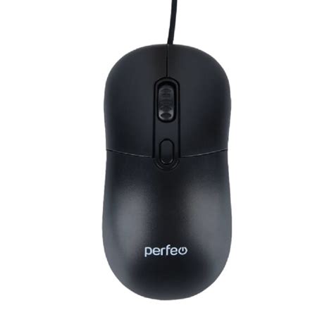 Мышь проводная игровая Perfeo Game Design Media 4 кн Usb Led подсветка 800 2400 Dpi Pf