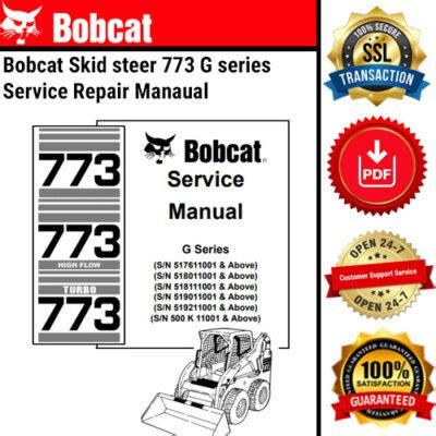 BOBCAT SERVICE MANUAL DOWNLOAD Bobcat Skid Steer G Series Service Repair Manual