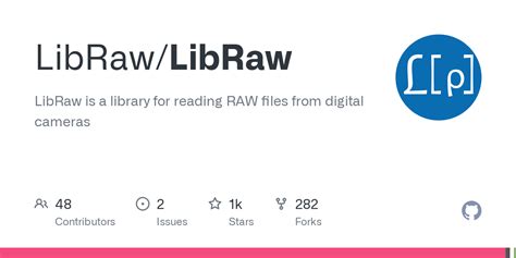 Github Librawlibraw Libraw Is A Library For Reading Raw Files From