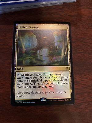 Mtg Fabled Passage Foil Throne Of Eldraine 244269 Rare Magic The